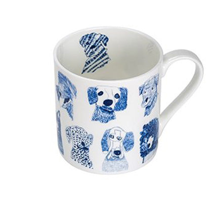 ARTHOUSE Blue Dogs Fine Bone China Mug – Camphill Village Trust